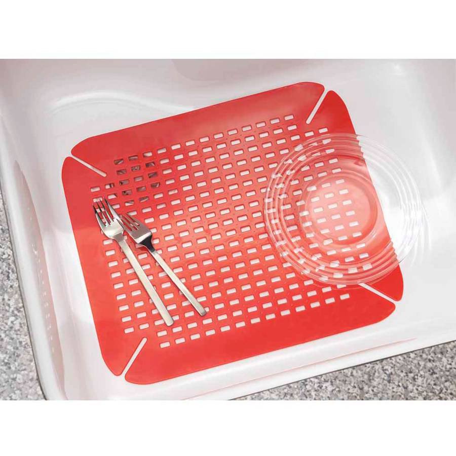 InterDesign Sinkworks Contour Sink Saver, Red - Walmart.com - Walmart.com
