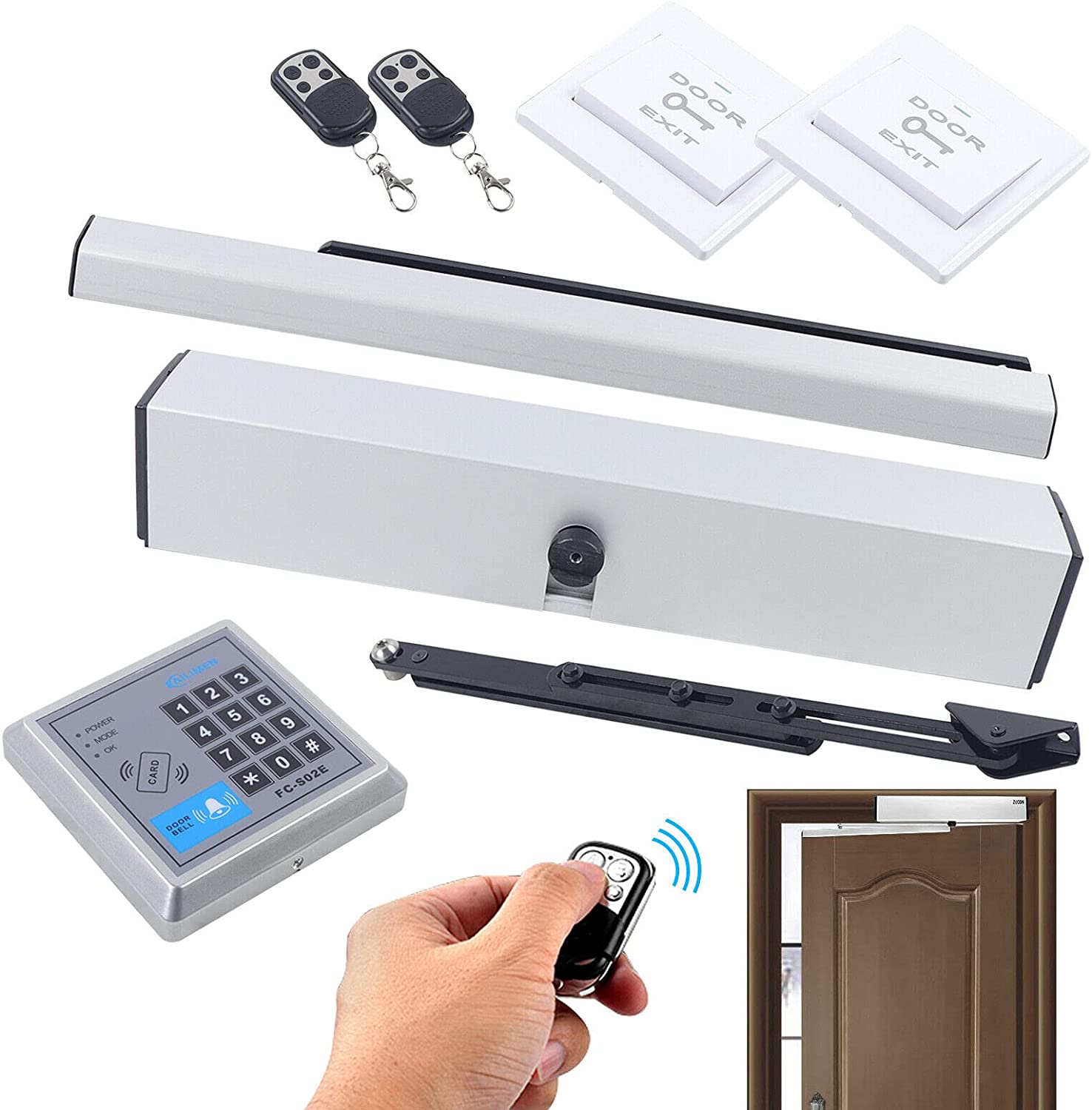 Miumaeov Professional Automatic Swing Door Opener Electric Handicap ...