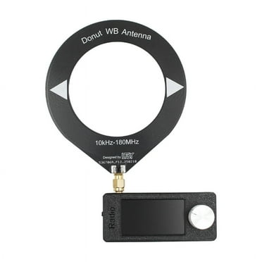 New 10KHz-180MHz SMA Interface Mini Loop Antenna Pocket Size SI4732 ...