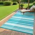 Large Outdoor Rug, PP Woven Waterproof UV Resistant Reversible Foldable ...