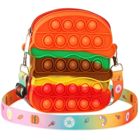 Pop Push It Purse For Girls Fidget IGUOHAO s,Crossbody Bag Shoulder ...
