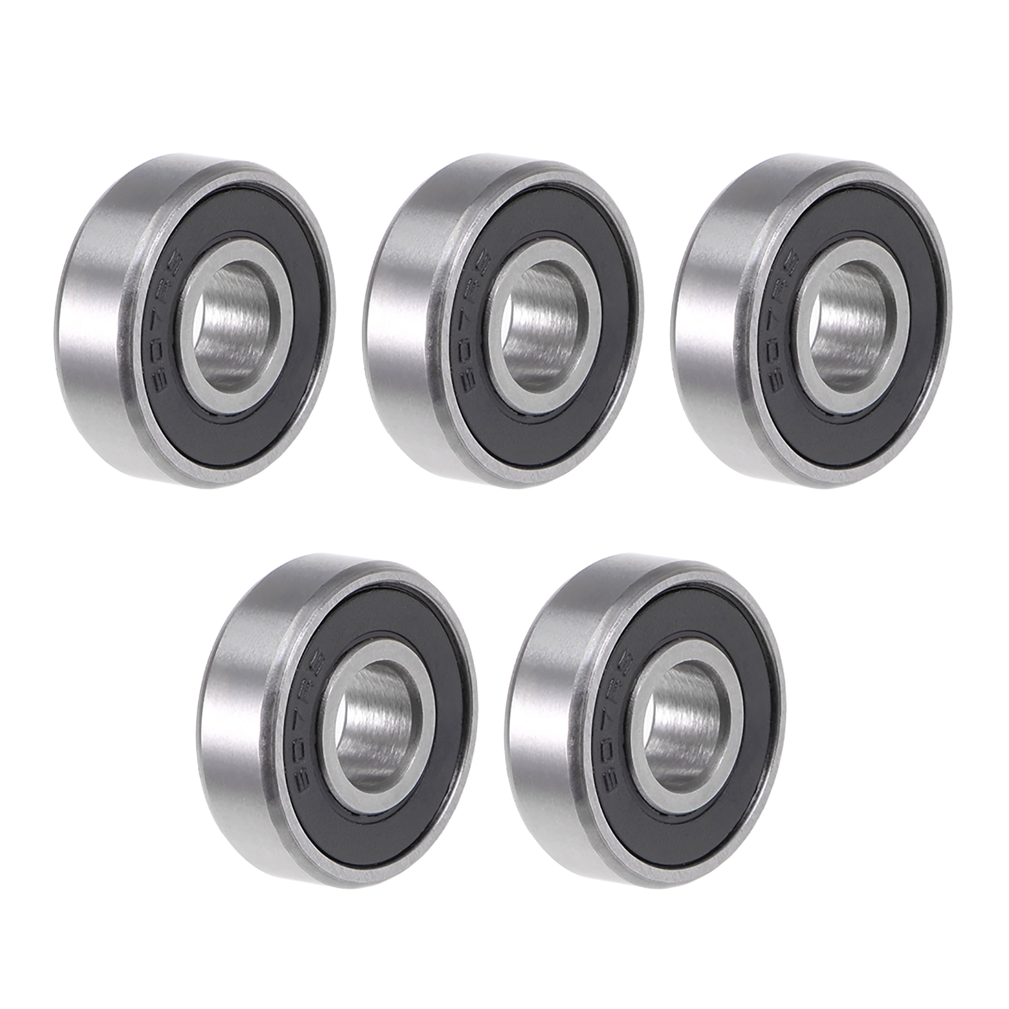 7x19x6mm Double Sealed ABEC-3 Bearings 607-2RS Deep Groove Ball Bearing ...