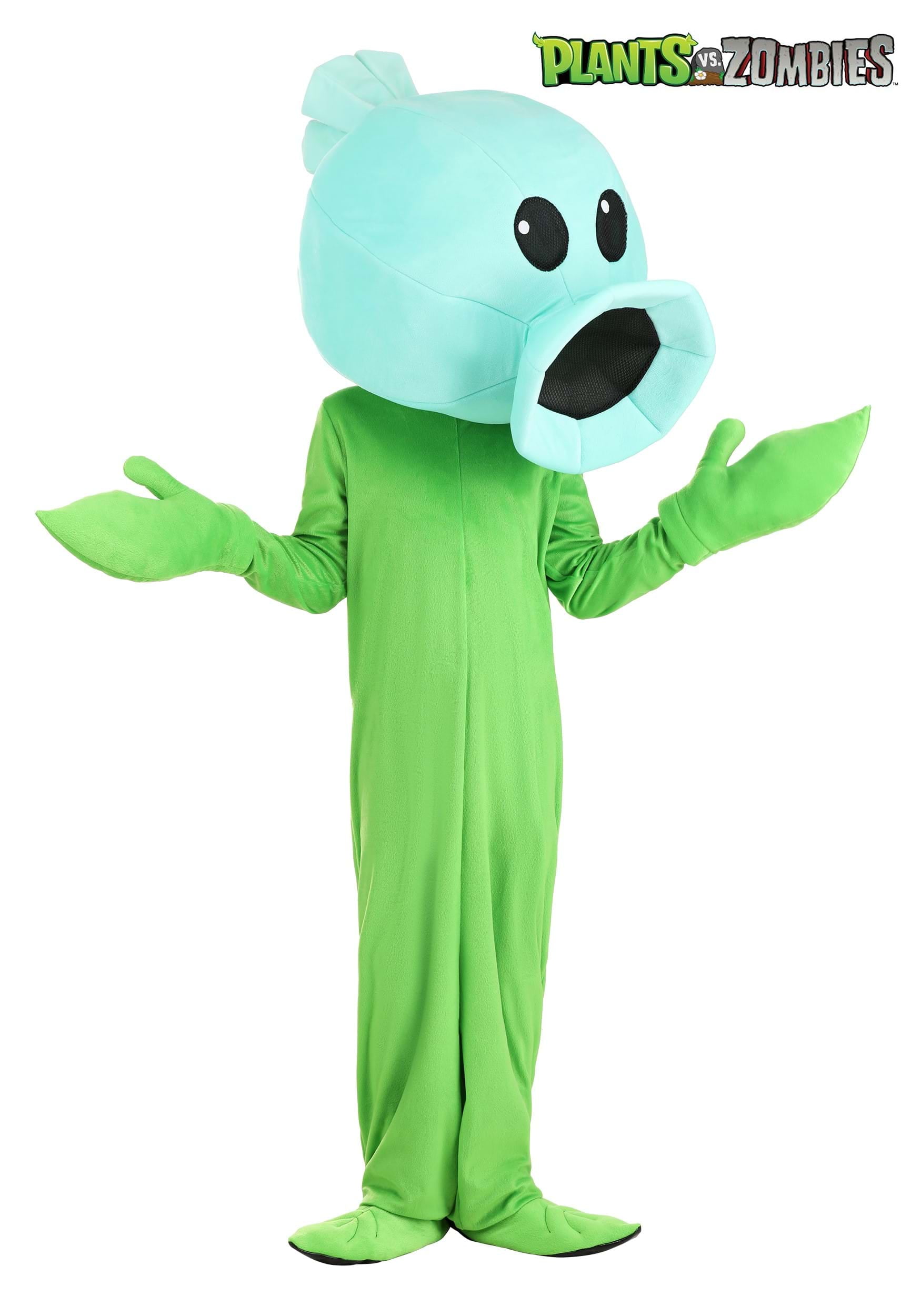 Plants Vs Zombies Snow Pea Costume Kid's Jumpsuit - Walmart.com