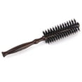 Small Round Hair Brush for Blow Drying Soft , Wooden Handle - Walmart.com