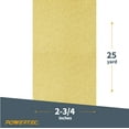 POWERTEC Longboard Continuous Roll 2-3/4" by 25 Yard Sanding Paper ...