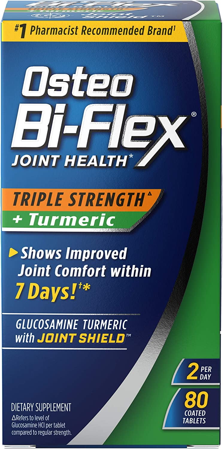 Osteo Bi-Flex Triple Strength Glucosamine with Turmeric, Joint Health ...
