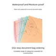 8Pcs Color Coding Index Sheets Sturdy PP Materials 3 Holes ...