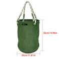 Canvas Bucket Wide Opening Straight Wall Tool Bucket Canvas Bucket Tool ...