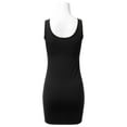 Women's Basic Scoop Neck Sleeveless Bodycon Mini Tank Dress - Walmart.com
