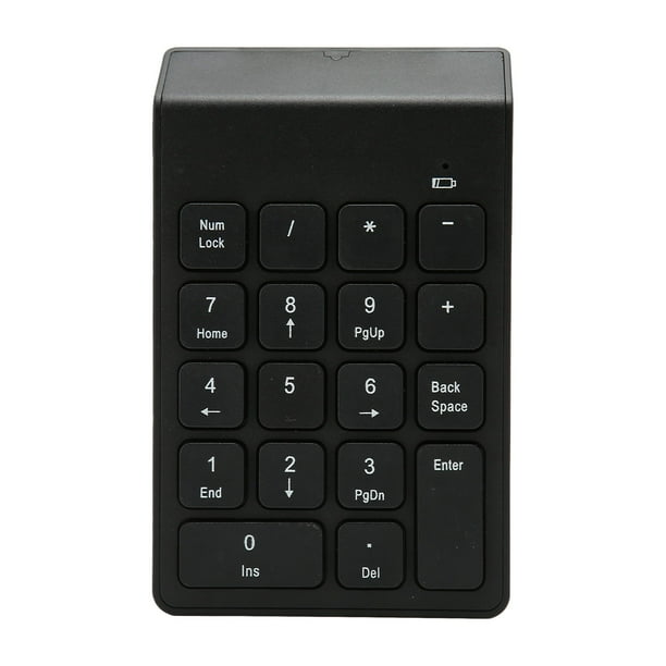 2.4G Wireless Numeric Keypad, 18 Keys Chocolate Keys Ergonomic Mini Numeric Keypad For PC ...