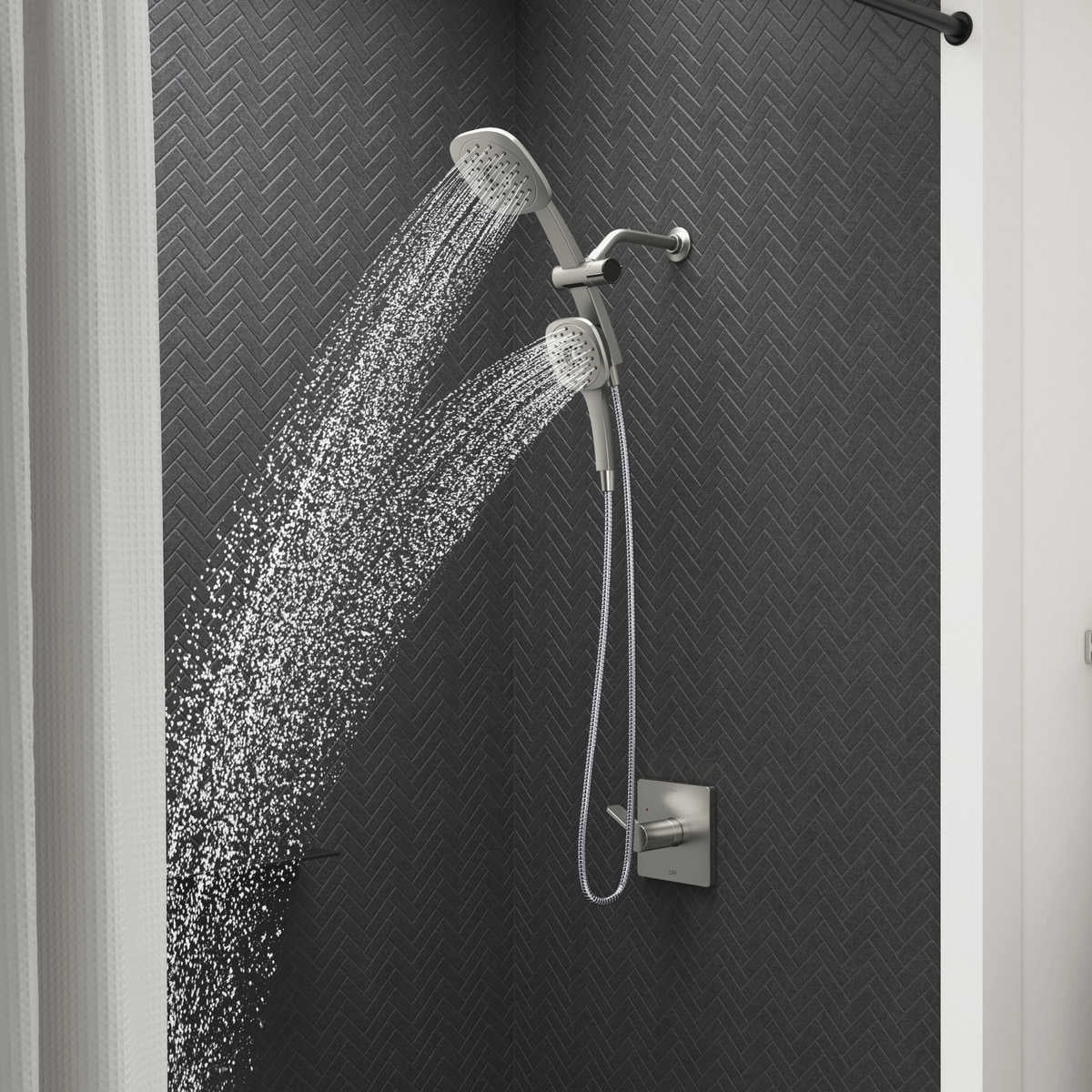 Kohler Adjuste 3 in 1 Multifunction Shower Kit Brushed Nickel Kohler Adjuste 3 in 1 Multifunction Shower Kit Brushed Nickel