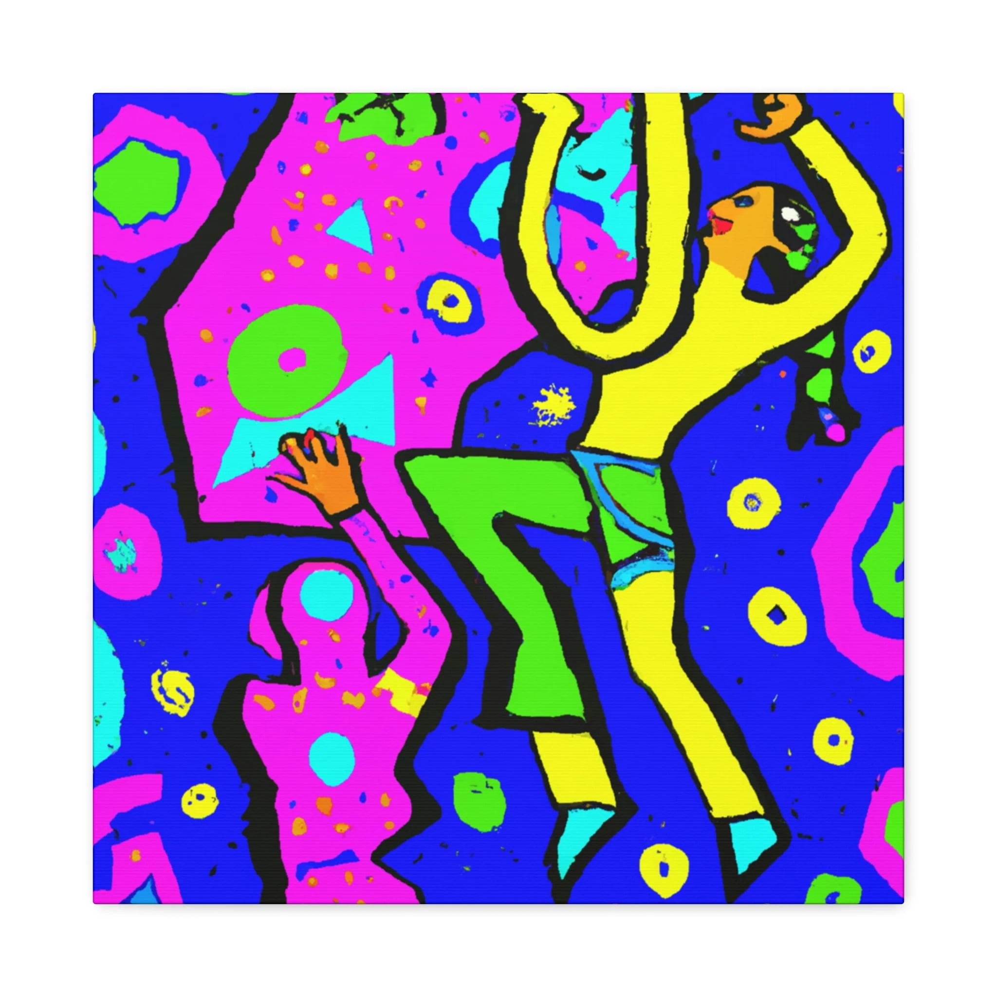 Climbing A Rococo Rock - Canvas - Walmart.com