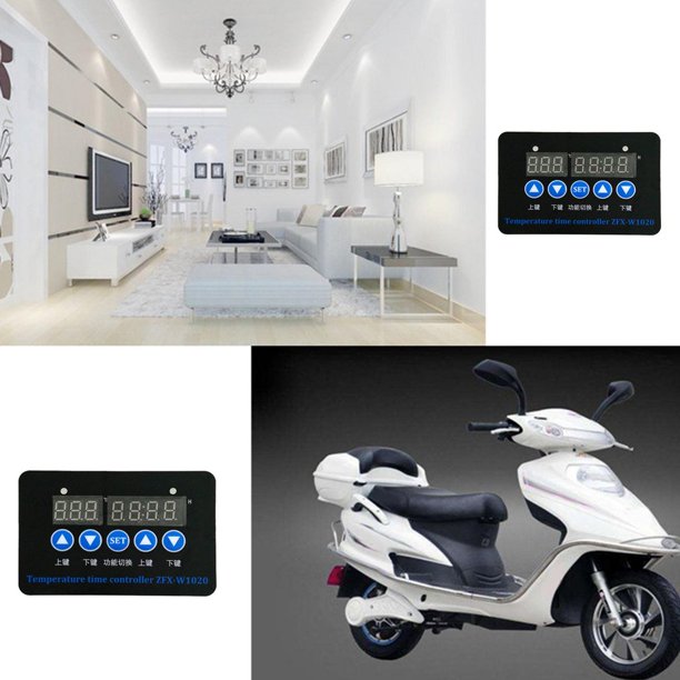 ZFX-W1020 LCD Digital Display Thermostat Steam Room Temperature Controller Regulator Control ...