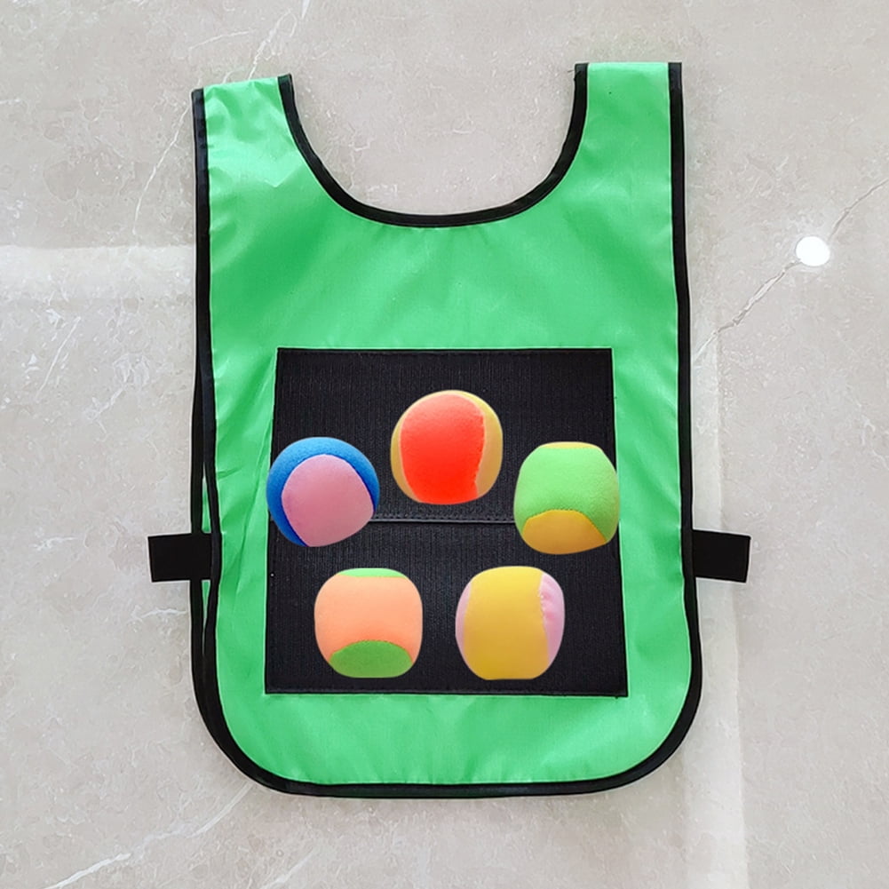 Children Sticky Jersey Vest With StickyGame Waistcoat Props Outdoor ...