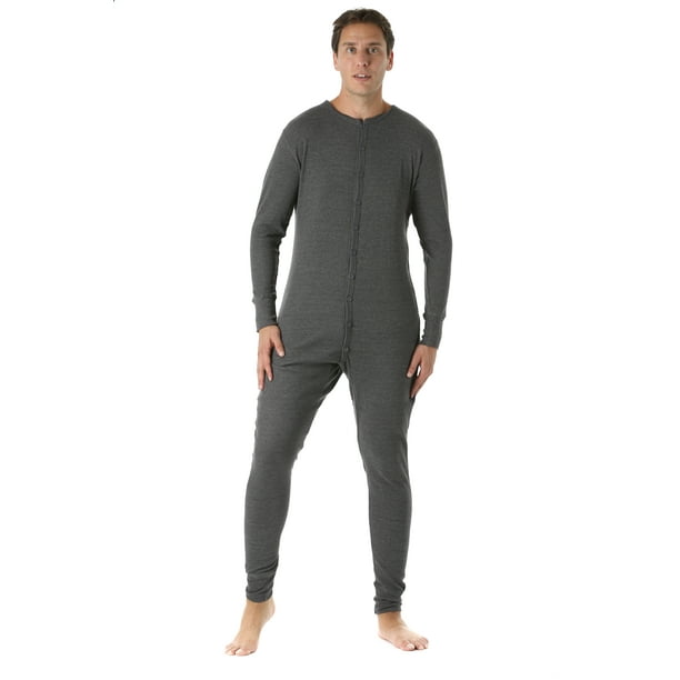 9393-CHR-L #FollowMe Men's Solid Thermal Henley Onesie - Walmart.com 9393-CHR-L #FollowMe Men's Solid Thermal Henley Onesie - Walmart.com