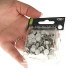 Pen and Gear White Thumb Tacks 200 count - Walmart.com