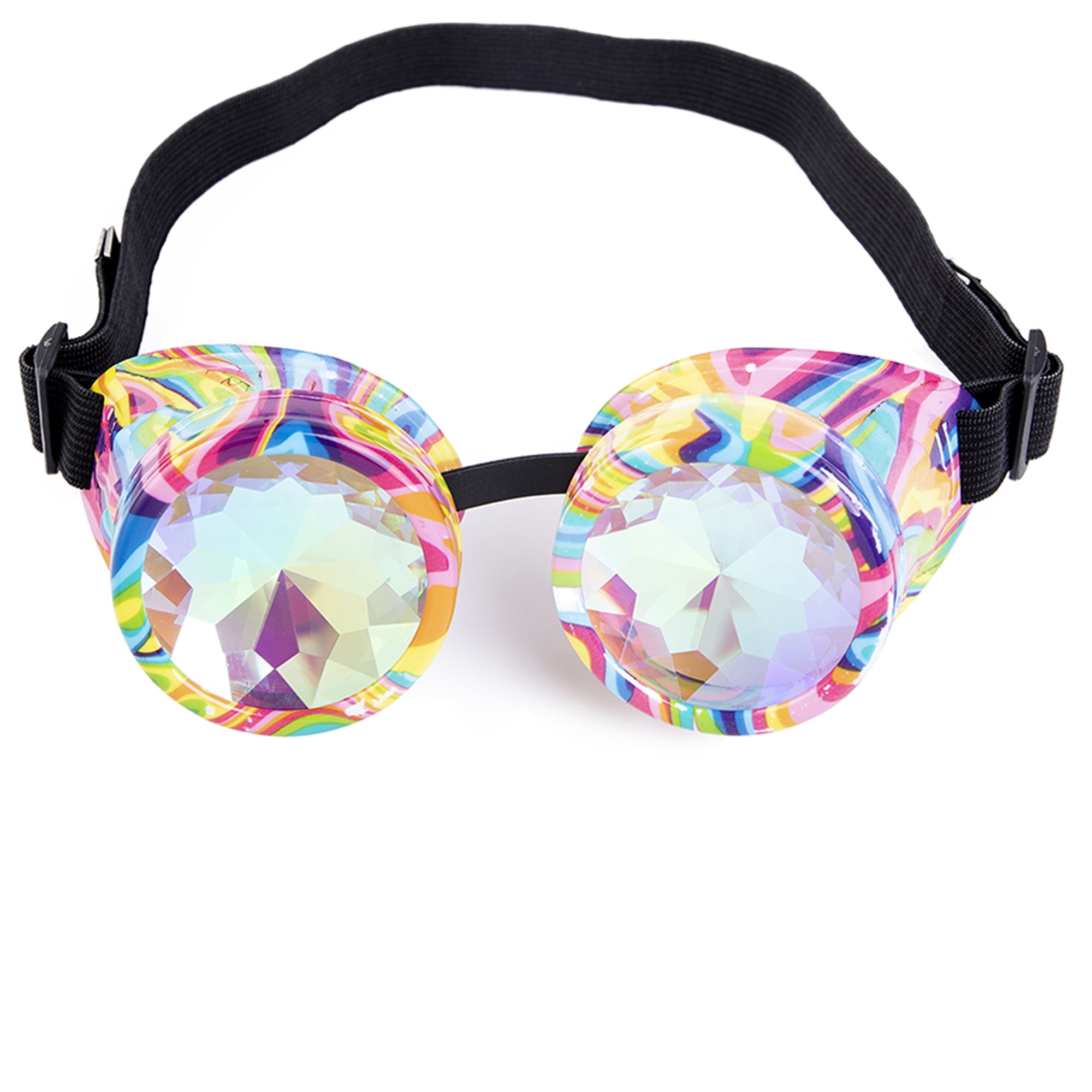 SAYFUT 40+Colors New Rainbow Kaleidoscope Glasses Welding Steampunk ...