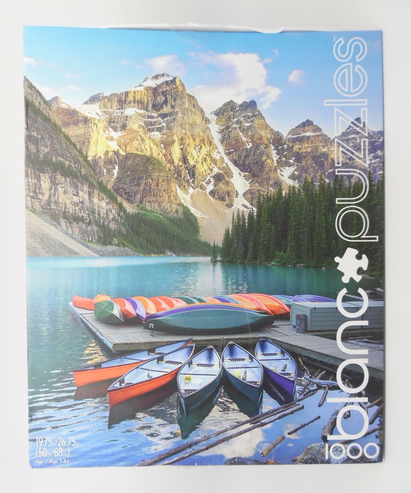 Buffalo Games Blanc Puzzles Lake Moraine, Banff Alberta Jigsaw Puzzle ...