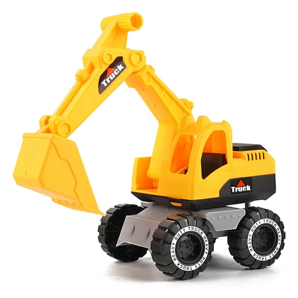 Mini Construction Vehicle Toy, 16cm Excavator Toy for Kids, Indoor ...