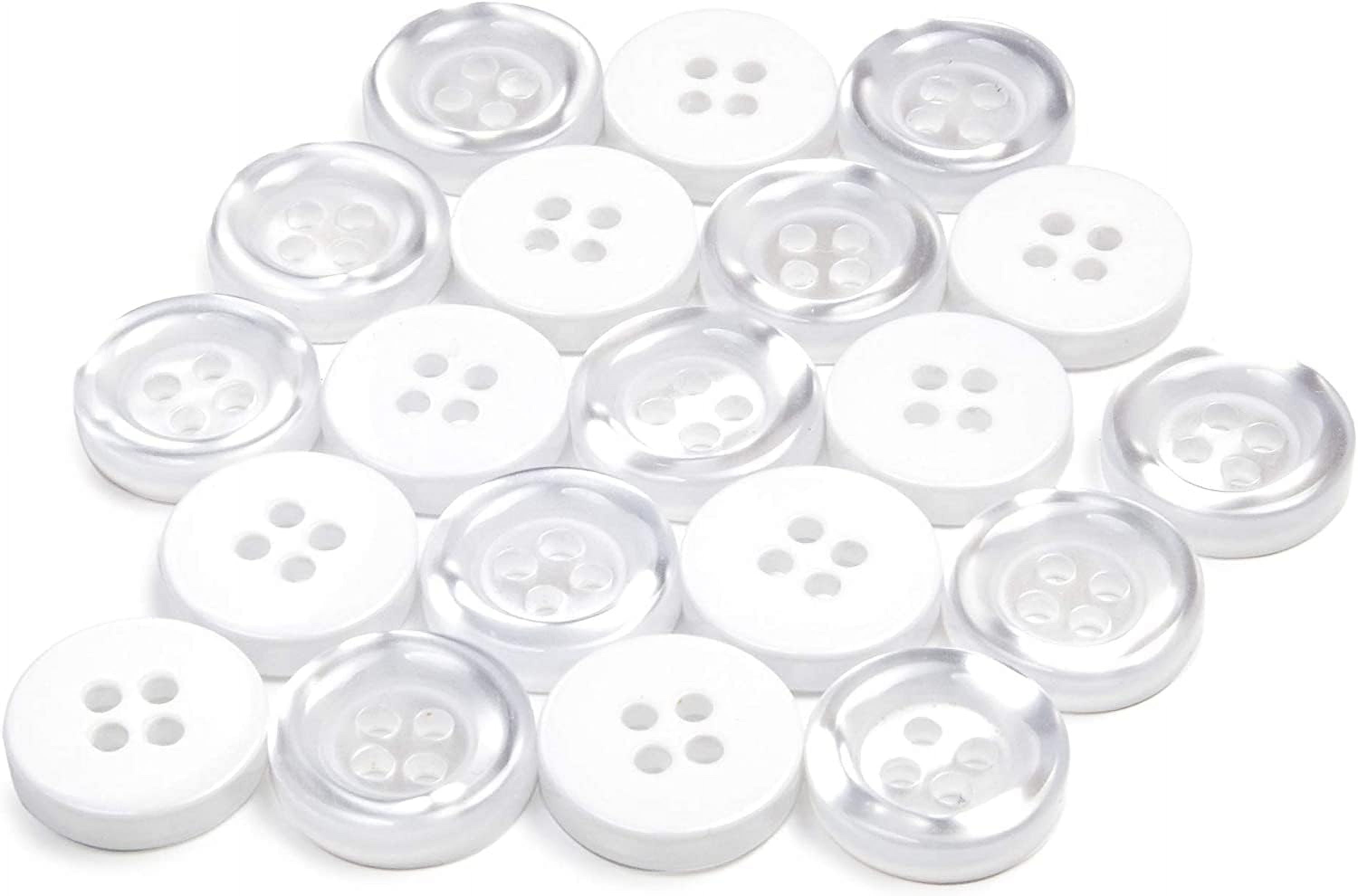 BeeSpring Mother of Pearl Buttons 20 Pieces Shirt Button 0,5 inches ...