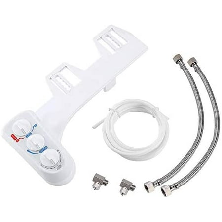 Dual Nozzle Cold Water Spray, Hot Cold 3 Knob Bidet Self Cleaning Dual ...
