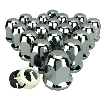 ALCOA 33mm Hex Flange Hug A Lug Nut Covers with inner clamps | Walmart ...