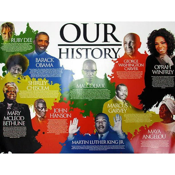 Our Black History Poster African American (24x18) - Walmart.com