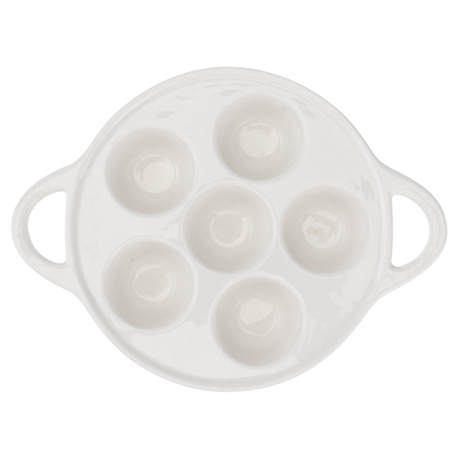 Homemaxs Escargot Dish Snail Plate Pan Baking Dishes Plates Ceramic ...