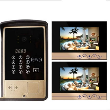 Video Doorbell, 7 inch HD/Video Call/Control Unlocking, Video cat Eye ...