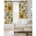Country Sunflowers Blackout Curtains for Bedroom Living Room Darkening ...
