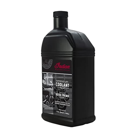 Indian Motorcycle 50/50 Premix Extended Life Antifreeze, 1 Qt, Part ...