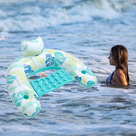 Lutabuo PVC Pool Floating Row Foldable Inflatable Swimming Ride-ons ...