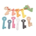 TickiT Rainbow Wooden Keys - Set of 11 - Walmart.com