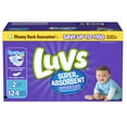 Luvs Super Absorbent Leakguards Newborn Diapers Size 2 124count ...