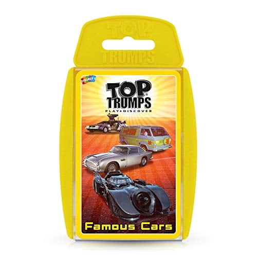 Juego de cartas Top Trumps Famous Cars Top Trumps Top Trumps | Walmart ...