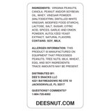 Dee's Nuts Peanuts, Dill Pickle Flavor, 10 oz. Canister - Walmart.com