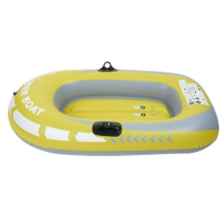 FLAMEEN Inflatable Kayak,Inflatable One Person Boat,Yellow PVC ...