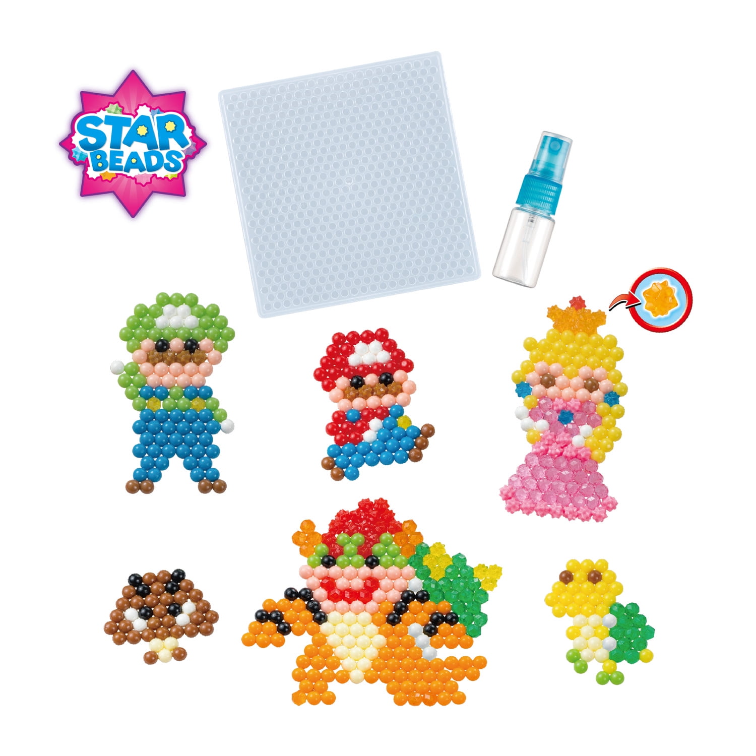 Aquabeads Super Mario Character Set, Complete Arts & Crafts Kit for ...