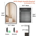 Black Medicine Cabinet Mirror with Power Outlet, for Left or Right ...