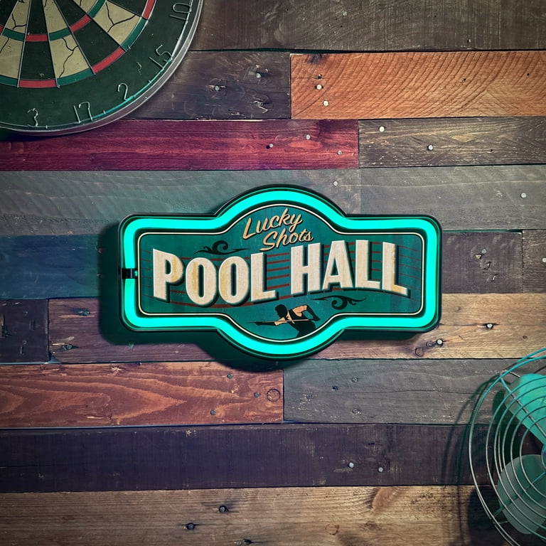 Bar Pool Hall Signs