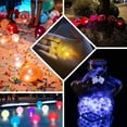 Efavormart 50 Pack Warm White Round LED Balloon Lights, Waterproof ...