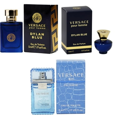Versace Dylan Blue Pour Homme Cologne Gift Set for Men, 3 Pieces ...