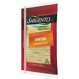 Sargento® Sliced Swiss Natural Cheese, 11 slices - Walmart.com