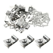 Uxcell 30pcs Wire Fence Clips 0.2" Stainless Steel Fence Wire Clamps ...