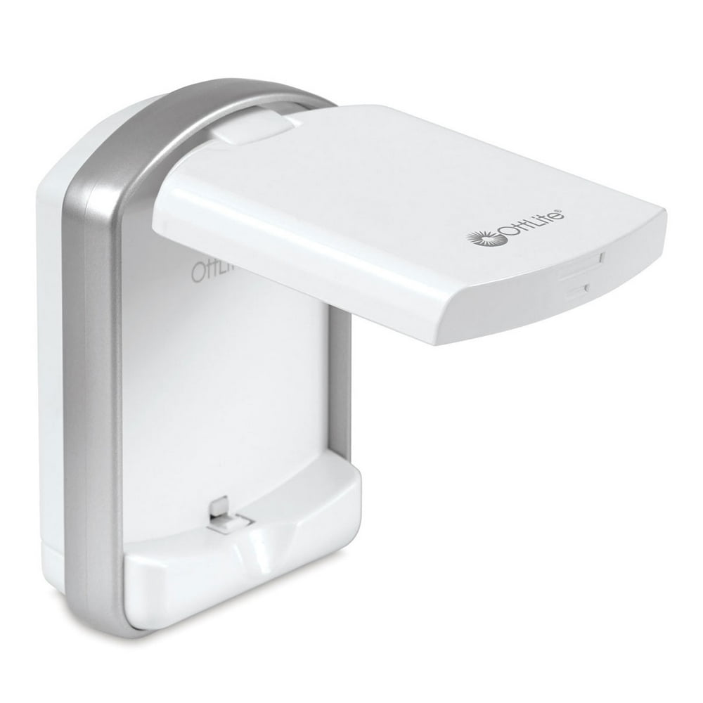 OttLite LED Mini Flip Light - White - Walmart.com - Walmart.com