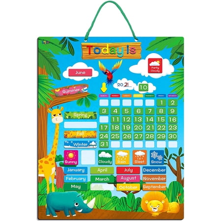 Magnetic Learning Calendar Portable Educational Learning Tool for ...