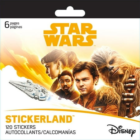 Mini Stickerland Pad 6 pages - Star Wars Han Solo New st2354 | Walmart ...