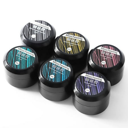 Exquisite Manicure Metal Copper Wire Mastic Mini Small Cans Japanese ...