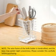 ABPETE Countertop Knife Block,Universal Kitchen Knife Holder & Storage ...