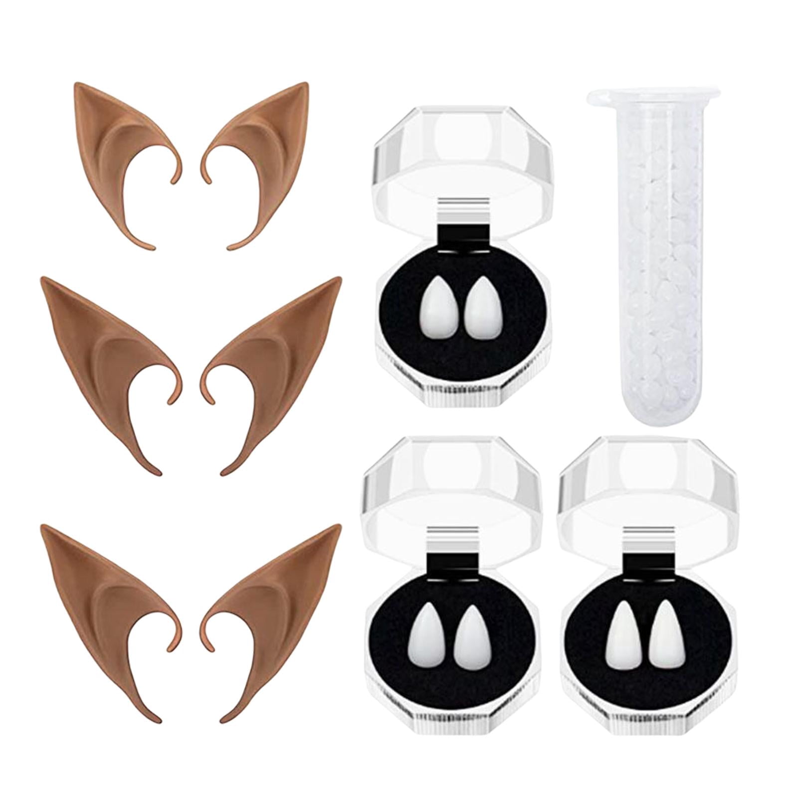 Elf Ears Cosplay Accesorios Largo Halloween Elf Maquillaje Ear Props ...